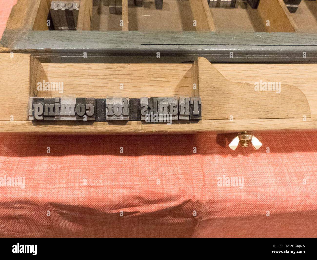 Vintage type setting hi-res stock photography and images - Alamy