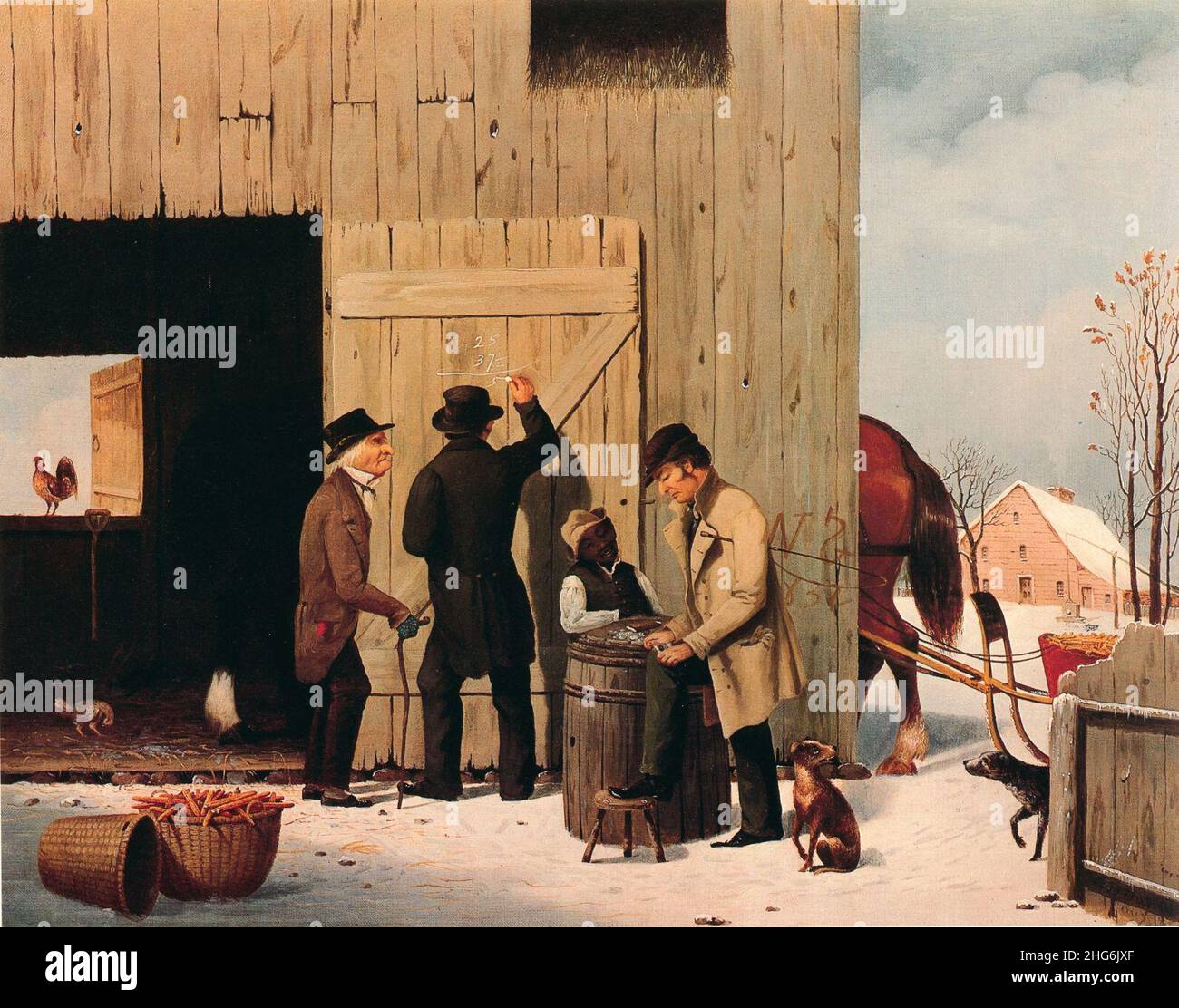 Settling a Bill Stock Photo - Alamy
