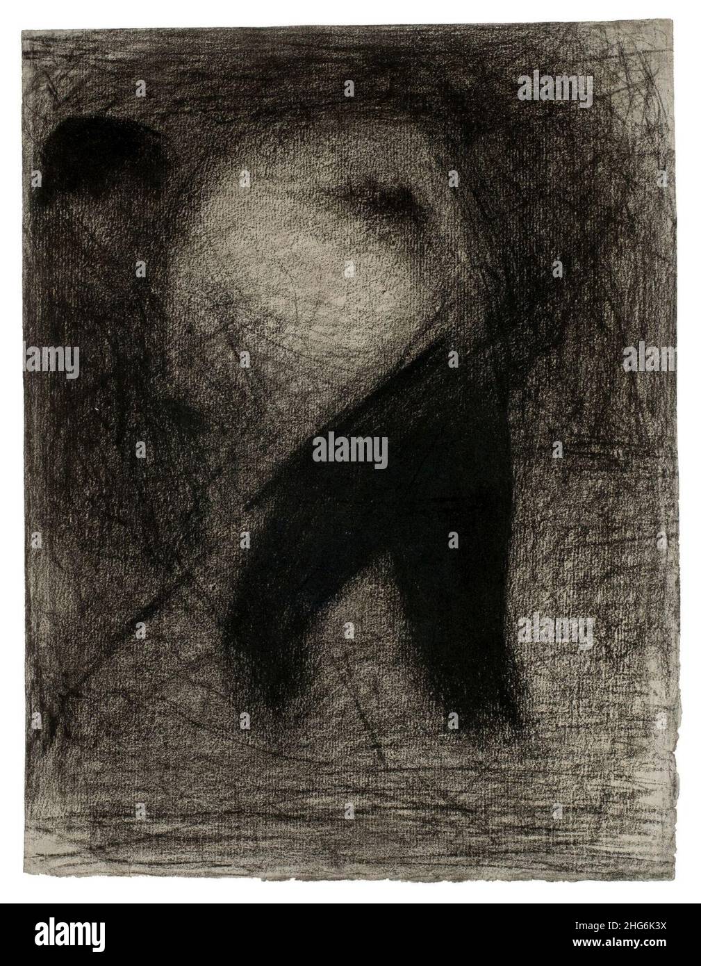 Seurat - Faneur (Casseur de pierres), circa 1883, Hauke 557 Stock Photo ...