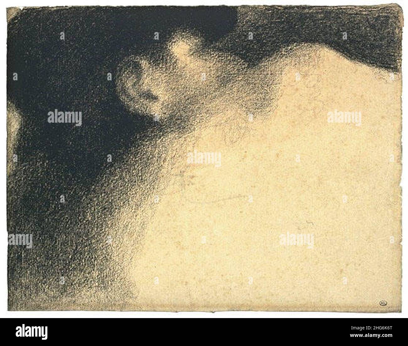 Seurat Le dormeur Stock Photo - Alamy