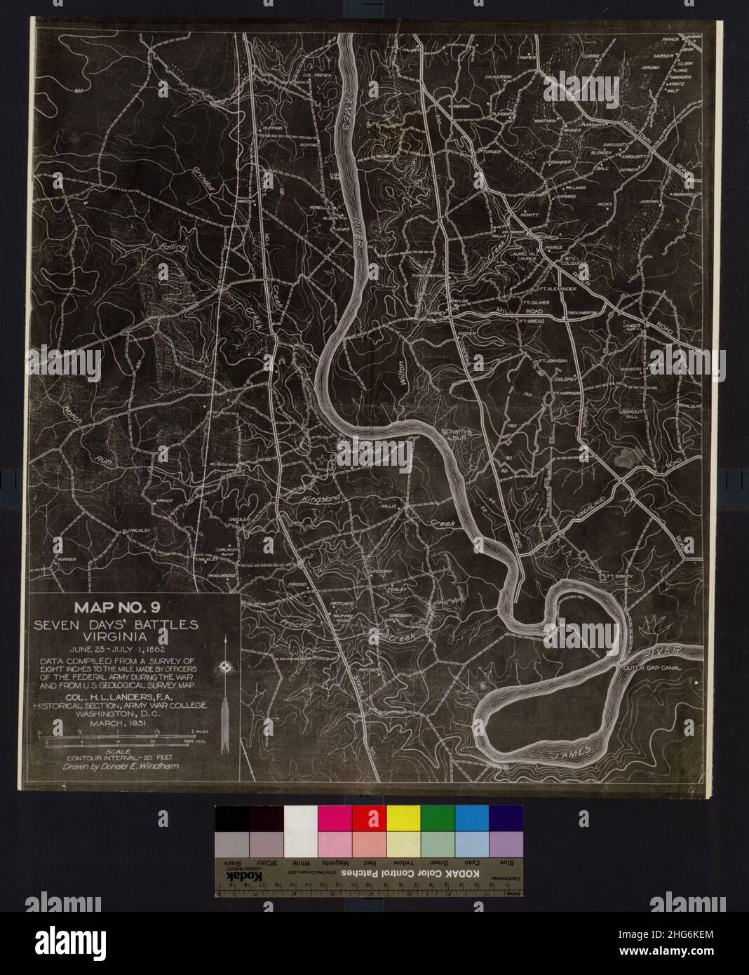 Seven Days' battles, Virginia, June 25-July 1, 1862 Stock Photo - Alamy