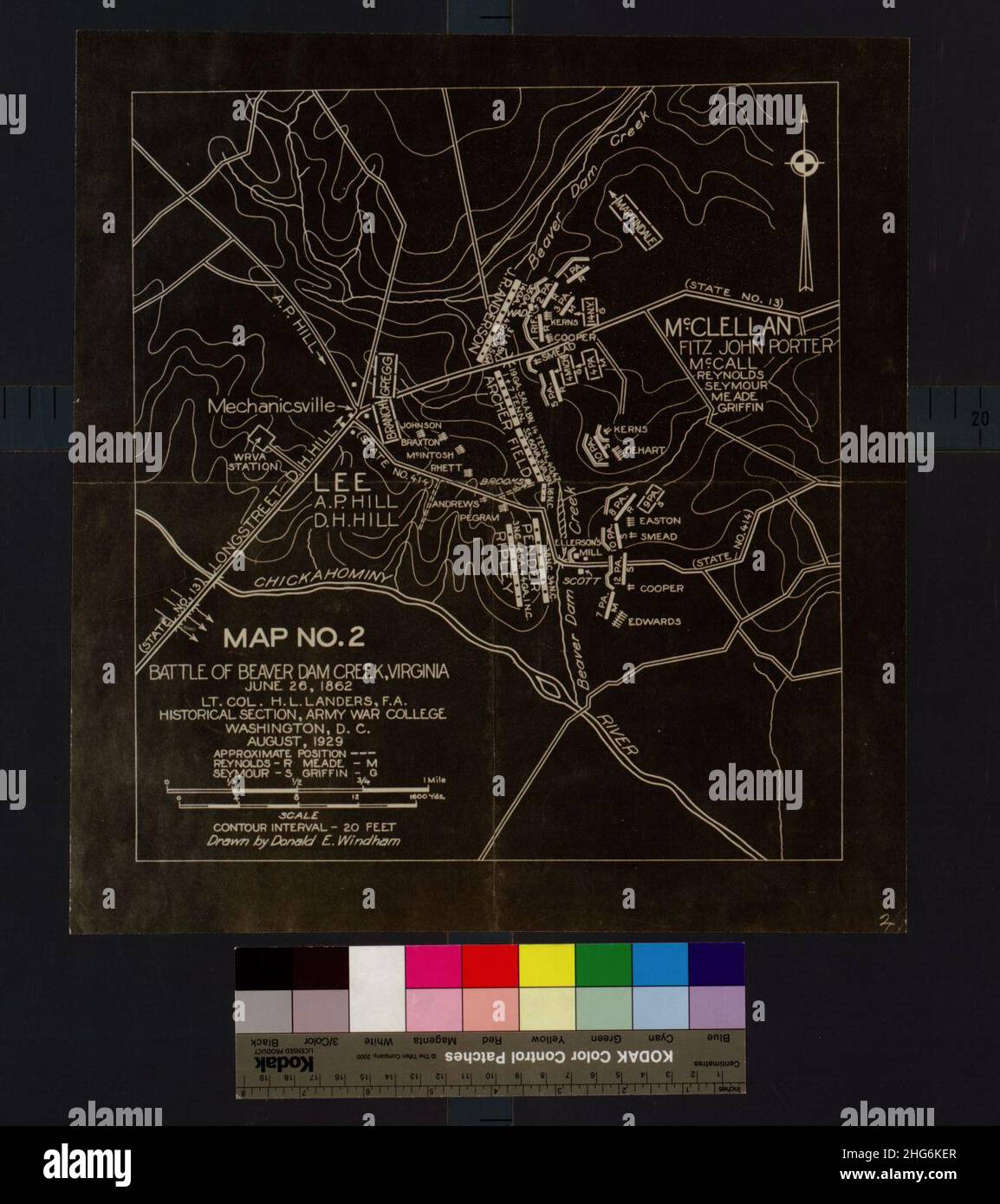 Seven Days' battles, Virginia, June 25-July 1, 1862 Stock Photo - Alamy