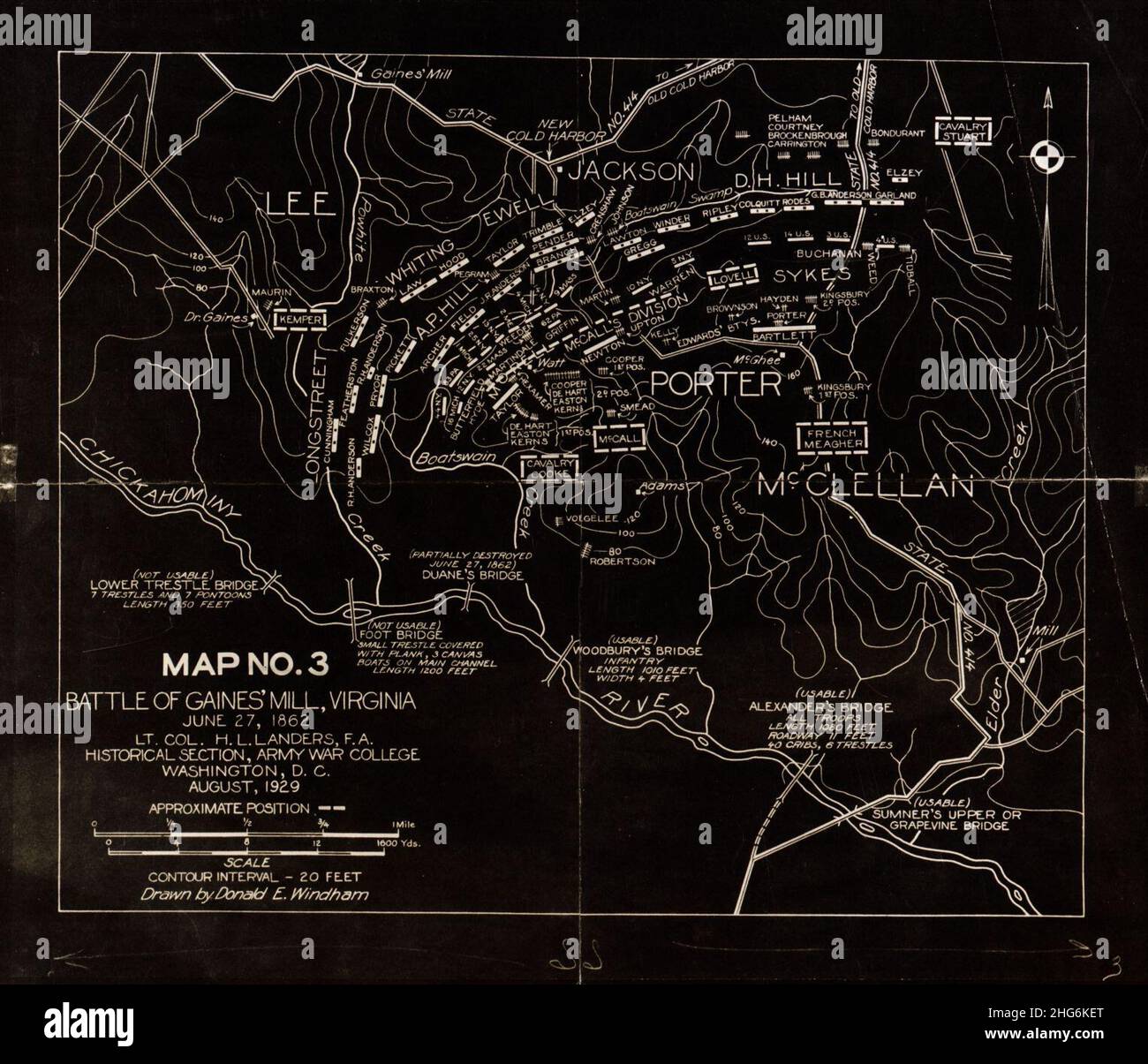 Seven Days' battles, Virginia, June 25-July 1, 1862 Stock Photo - Alamy