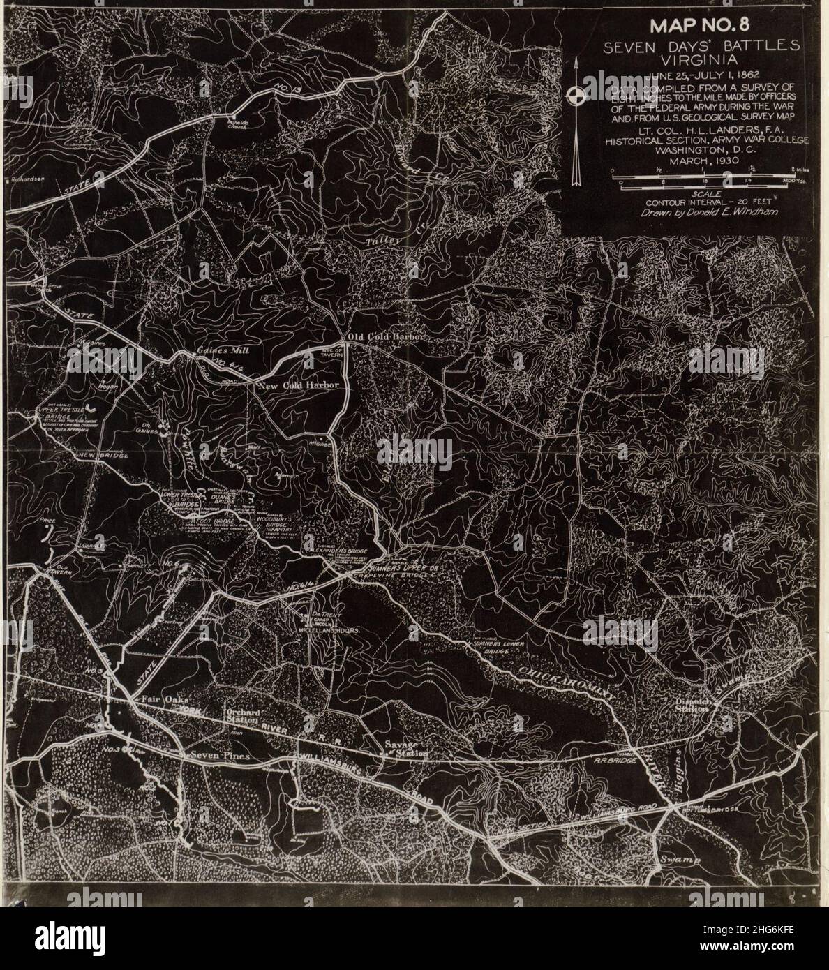 Seven Days' battles, Virginia, June 25-July 1, 1862 Stock Photo - Alamy