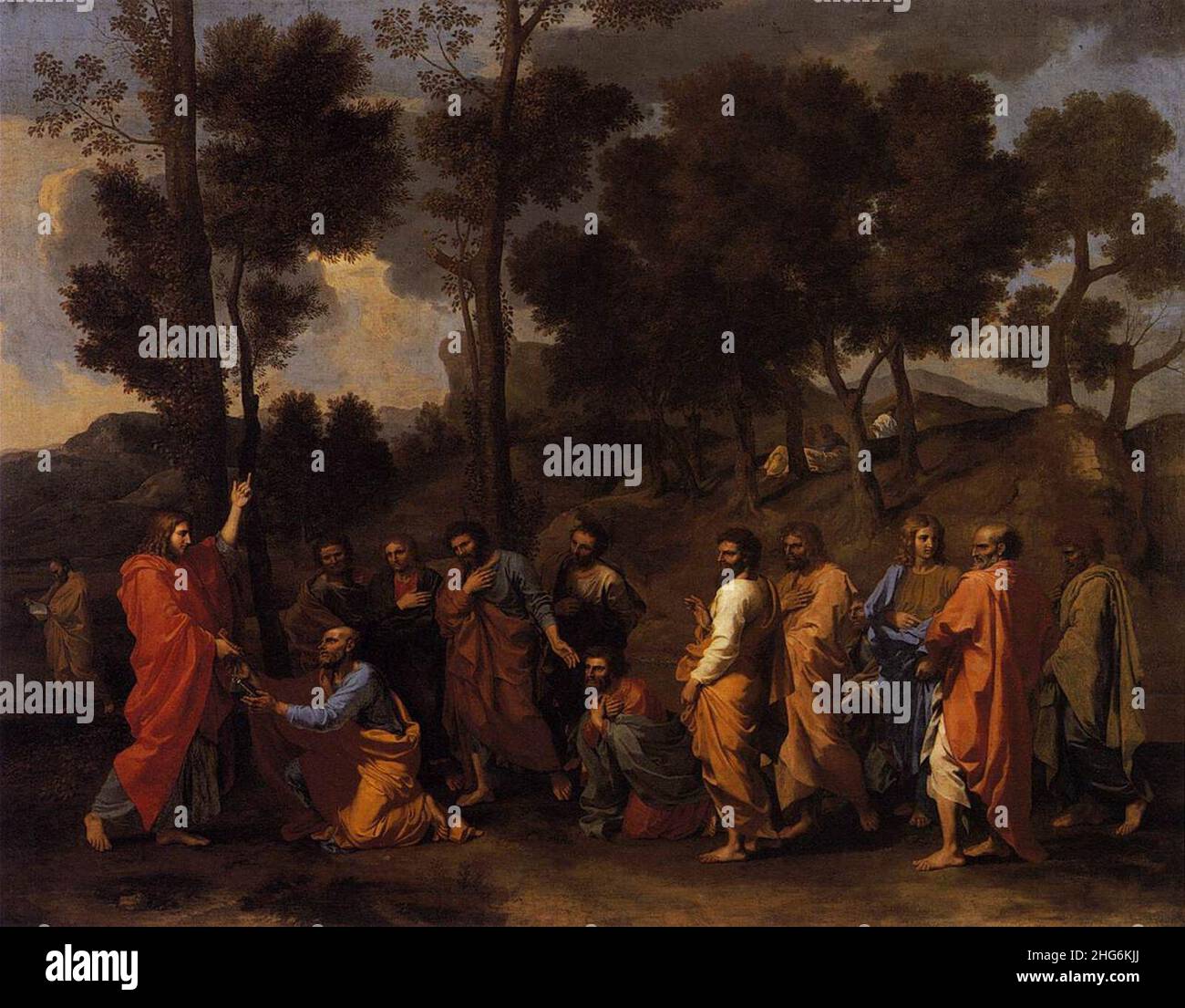 Seven Sacraments - Ordination 1636-40 Nicolas Poussin Stock Photo - Alamy