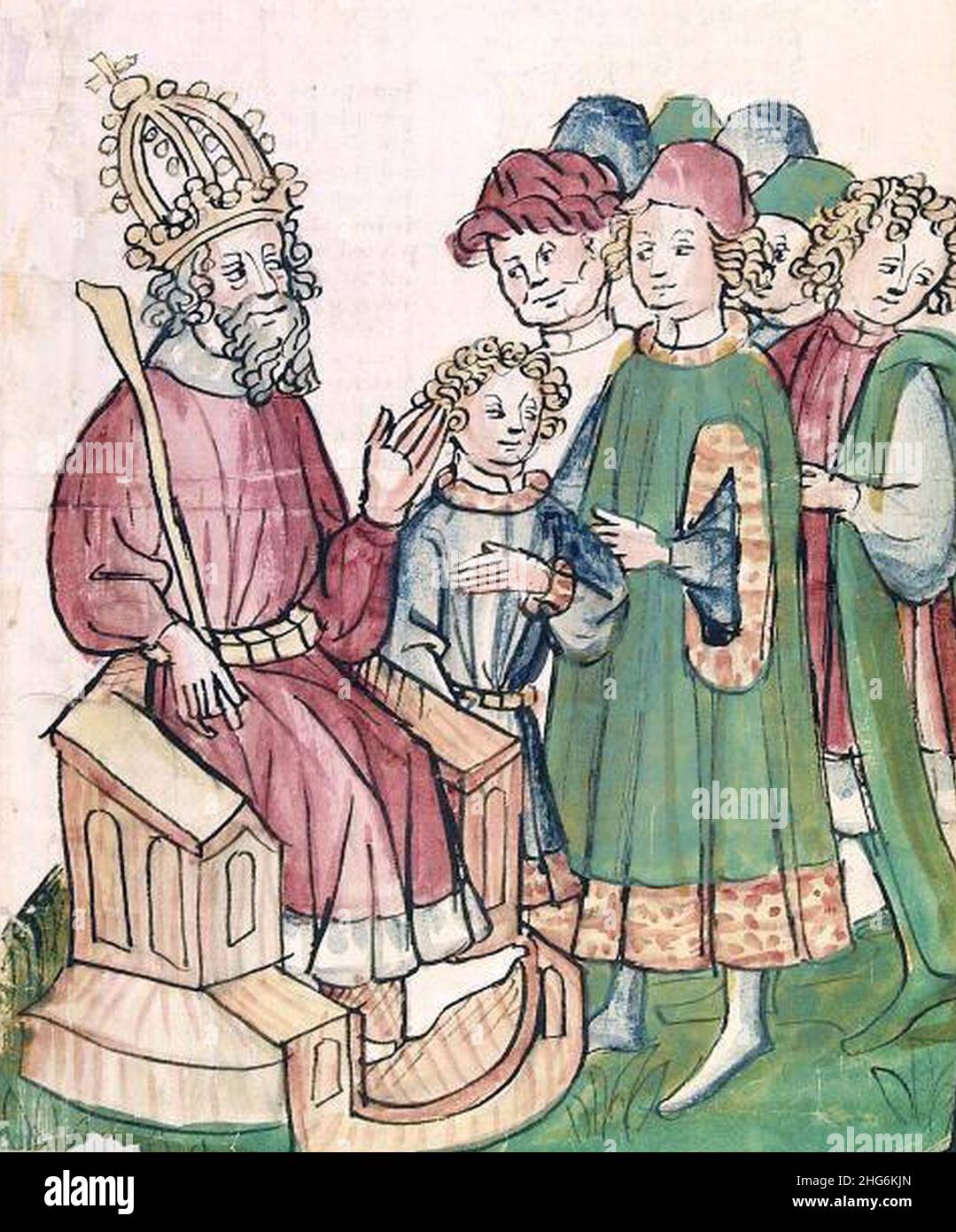 Seven Sages Codex Illustration 2 Stock Photo - Alamy