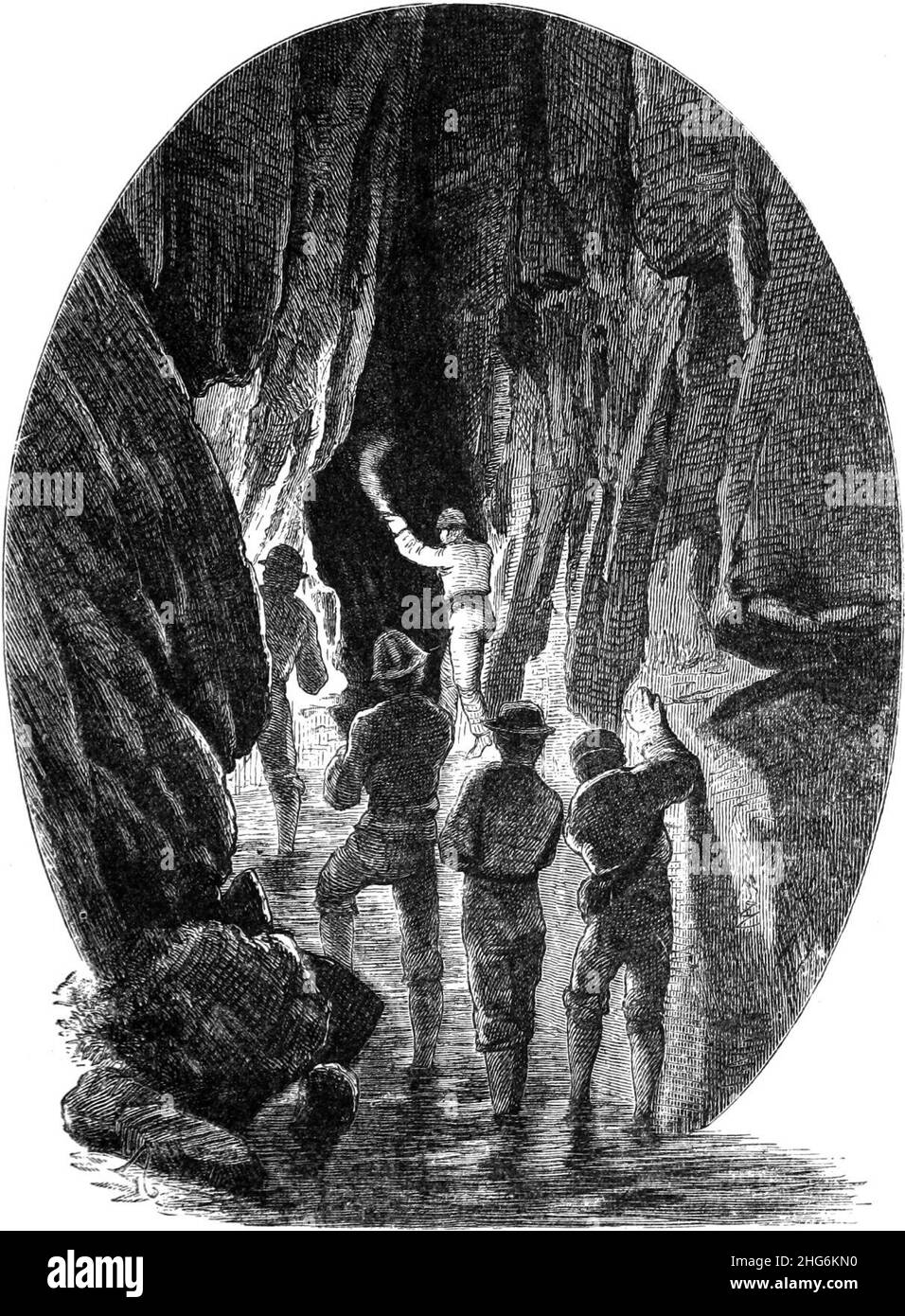 Seven Years in South Africa, page 173, Grotto of Wonderfontein Stock ...