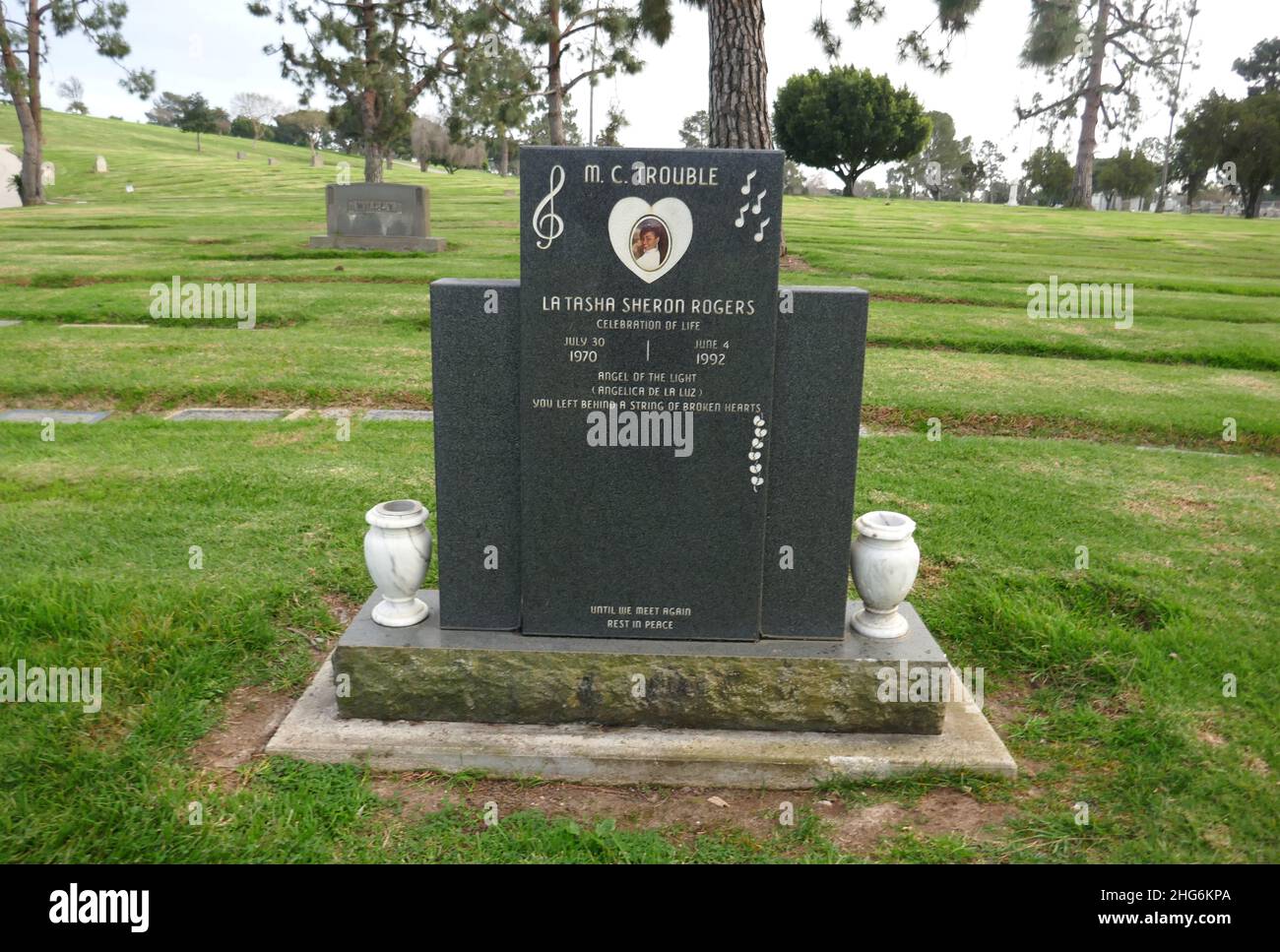 Inglewood, California, USA 15th January 2022 Rapper M.C. Trouble, aka ...