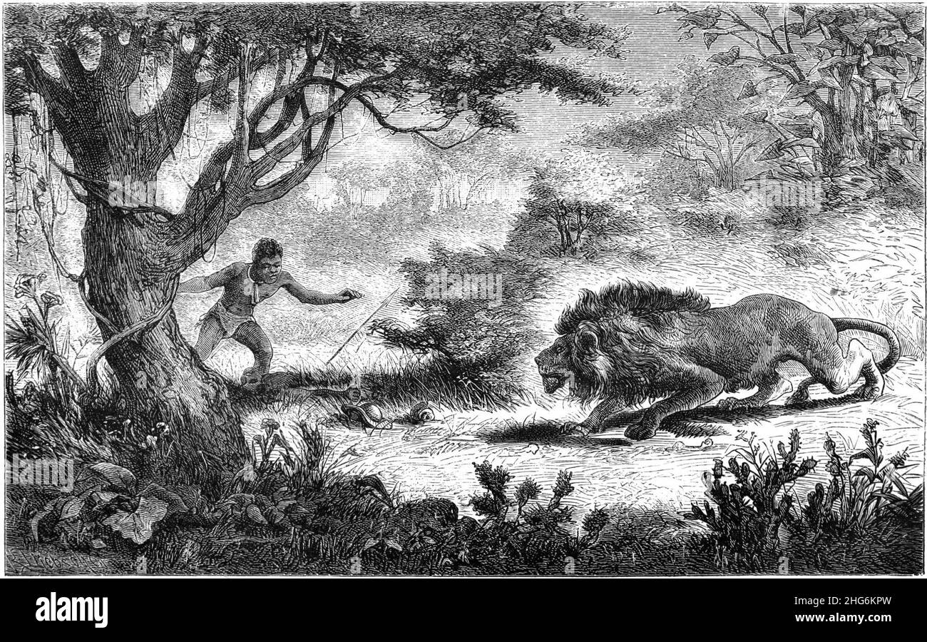 Seven Years in South Africa, page 265, the Bechuana finds the remains ...