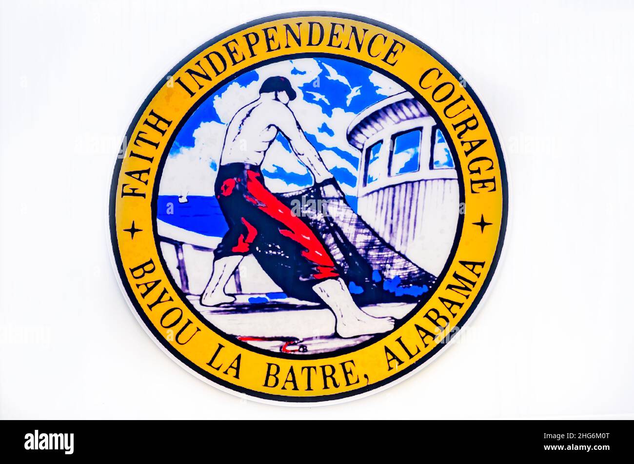 Bayou la batre logo hi-res stock photography and images - Alamy