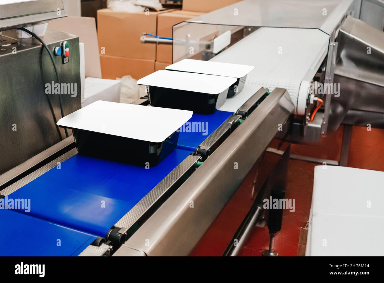 Line for the production of semi-finished meat products.Meat processing ...