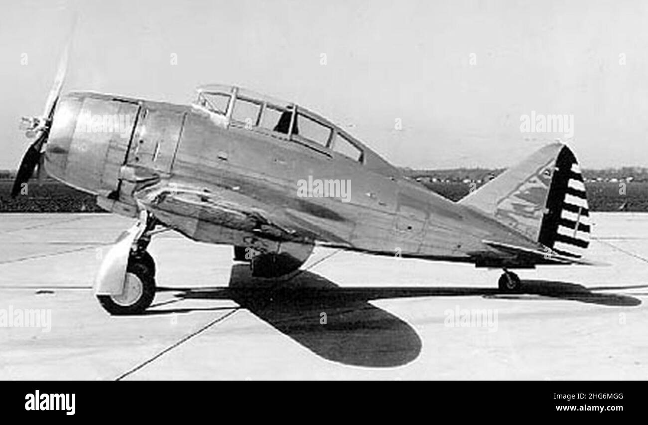 Seversky P-35, the first P-35 Stock Photo - Alamy