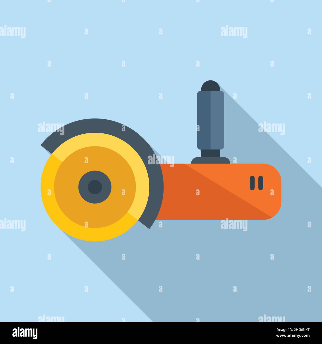 Grinding machine icon flat vector. Grinder saw. Hand tool Stock Vector Image & Art - Alamy