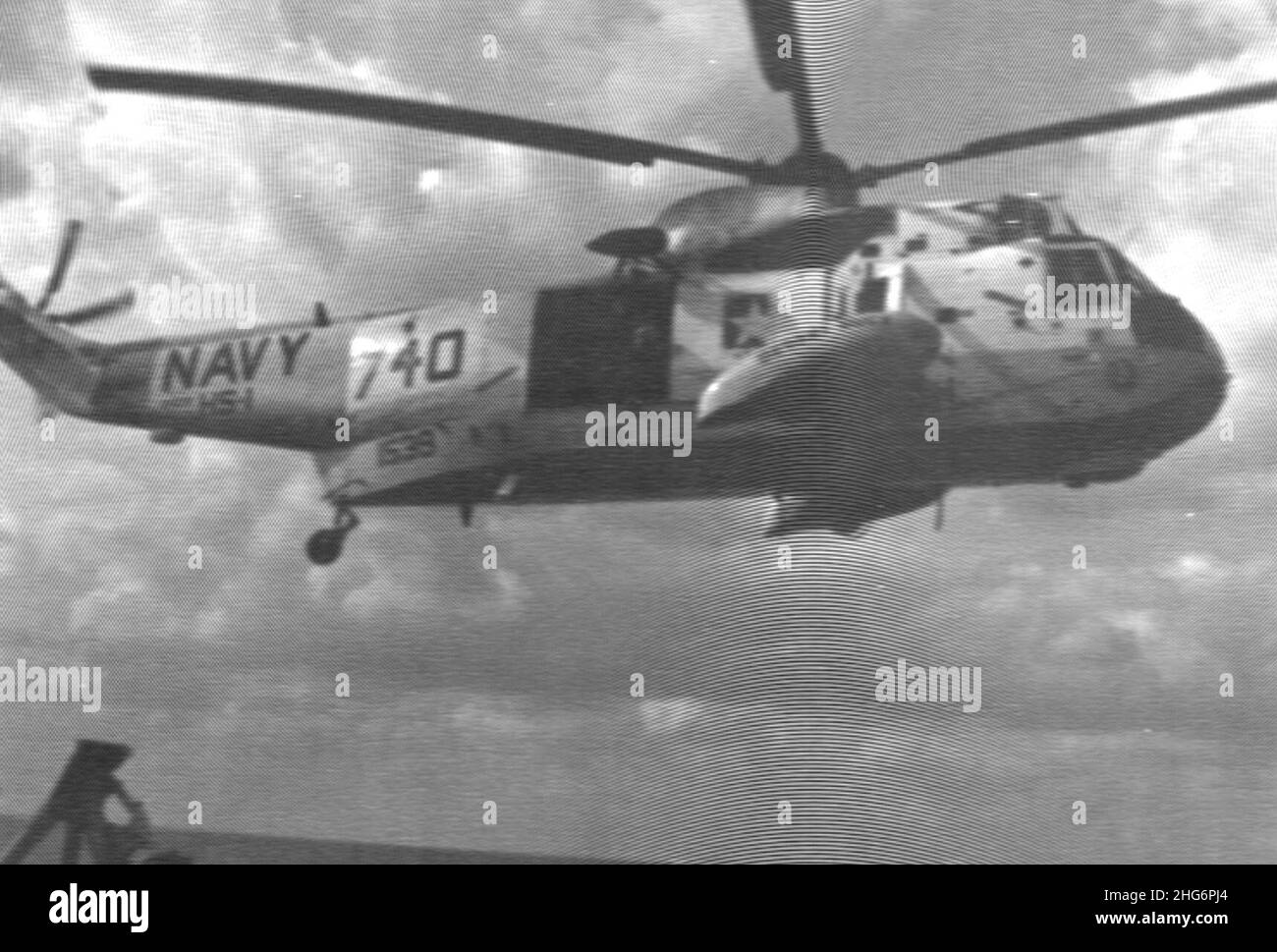 SH-3G Sea King of HS-1 in 1982 Stock Photo - Alamy