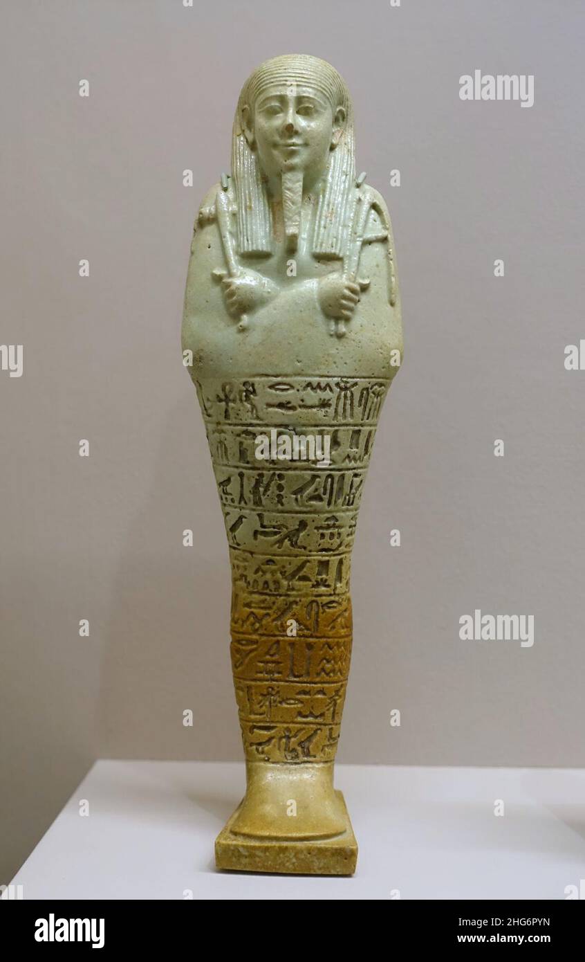 Shabti (funerary figurine) of Amasis, Egypt, Late Period, c. 664-332 BC ...