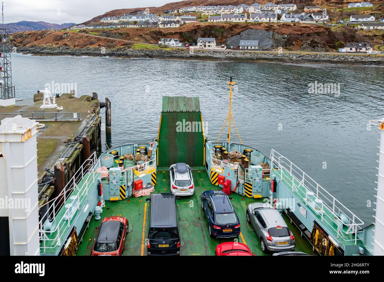 United Kingdom, MAR 26 2016 - Big ship transporting cars and pasenger ...