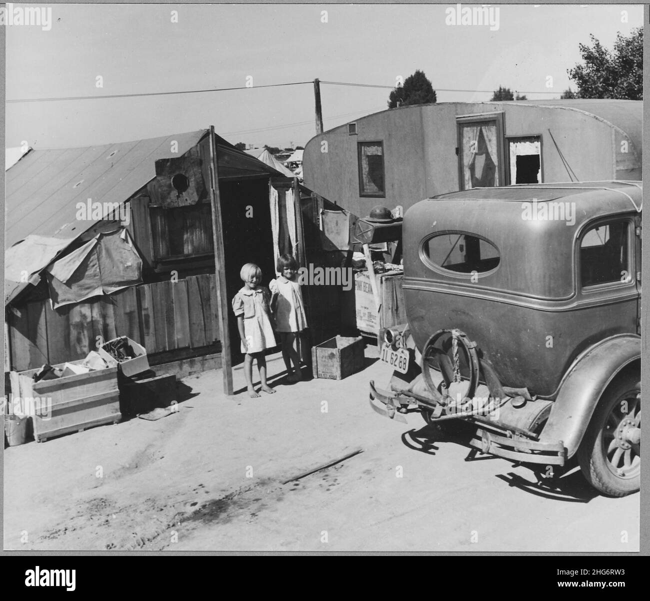 Shafter, Kern County, California. A view of the Shafter camp provided ...