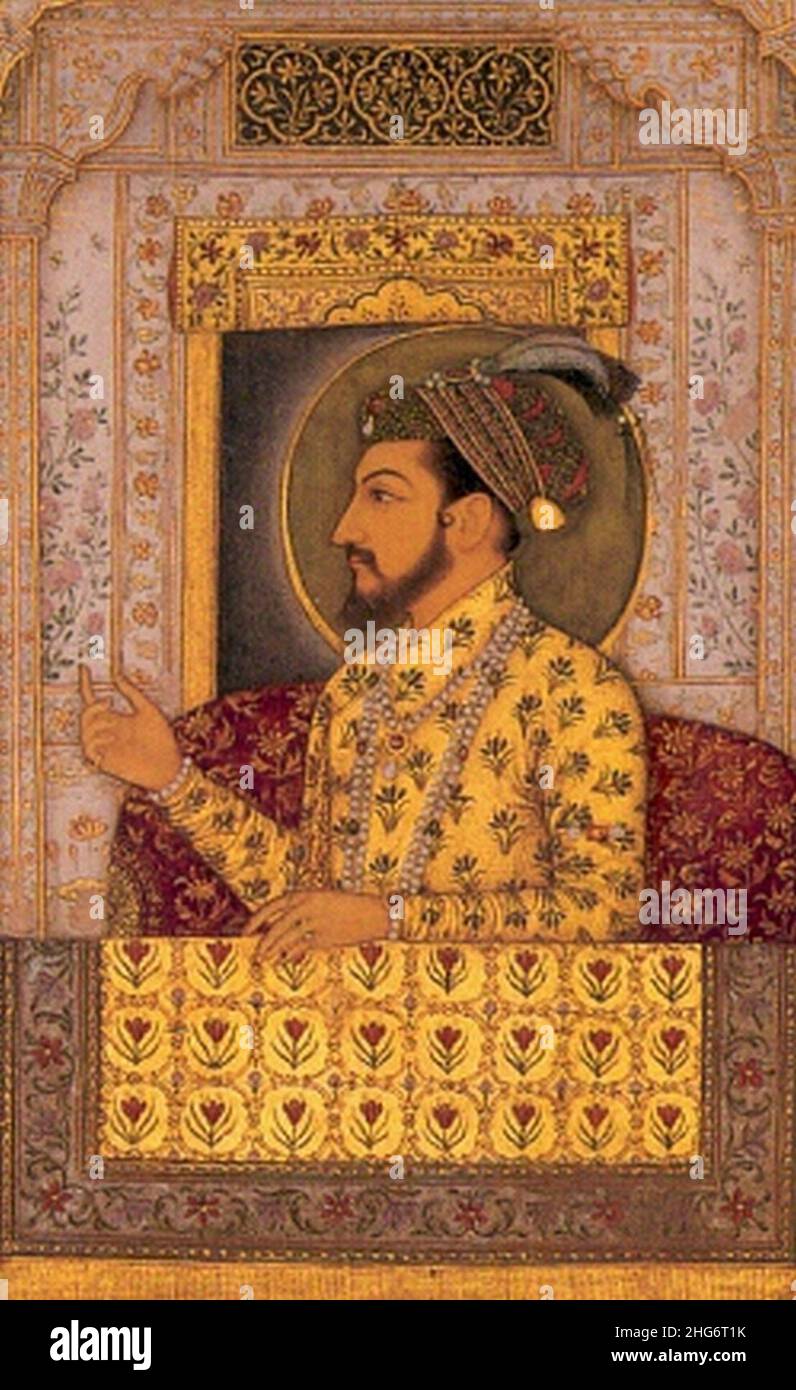 Shah Jahan of Mughal empire Stock Photo - Alamy