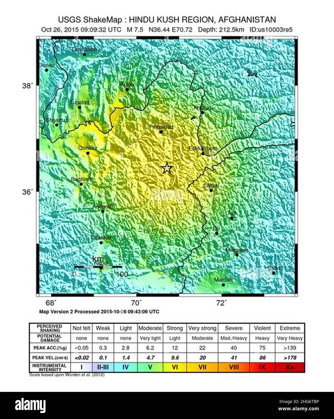 Shakemap hi-res stock photography and images - Alamy