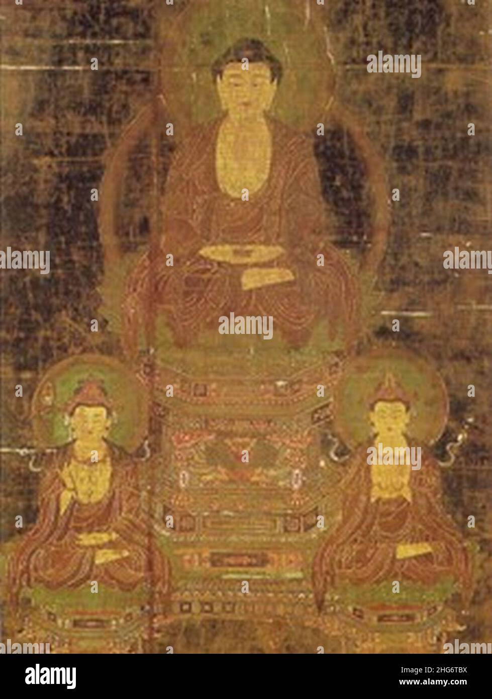 Shaka Triad (Jomyoji Takahashi Stock Photo - Alamy