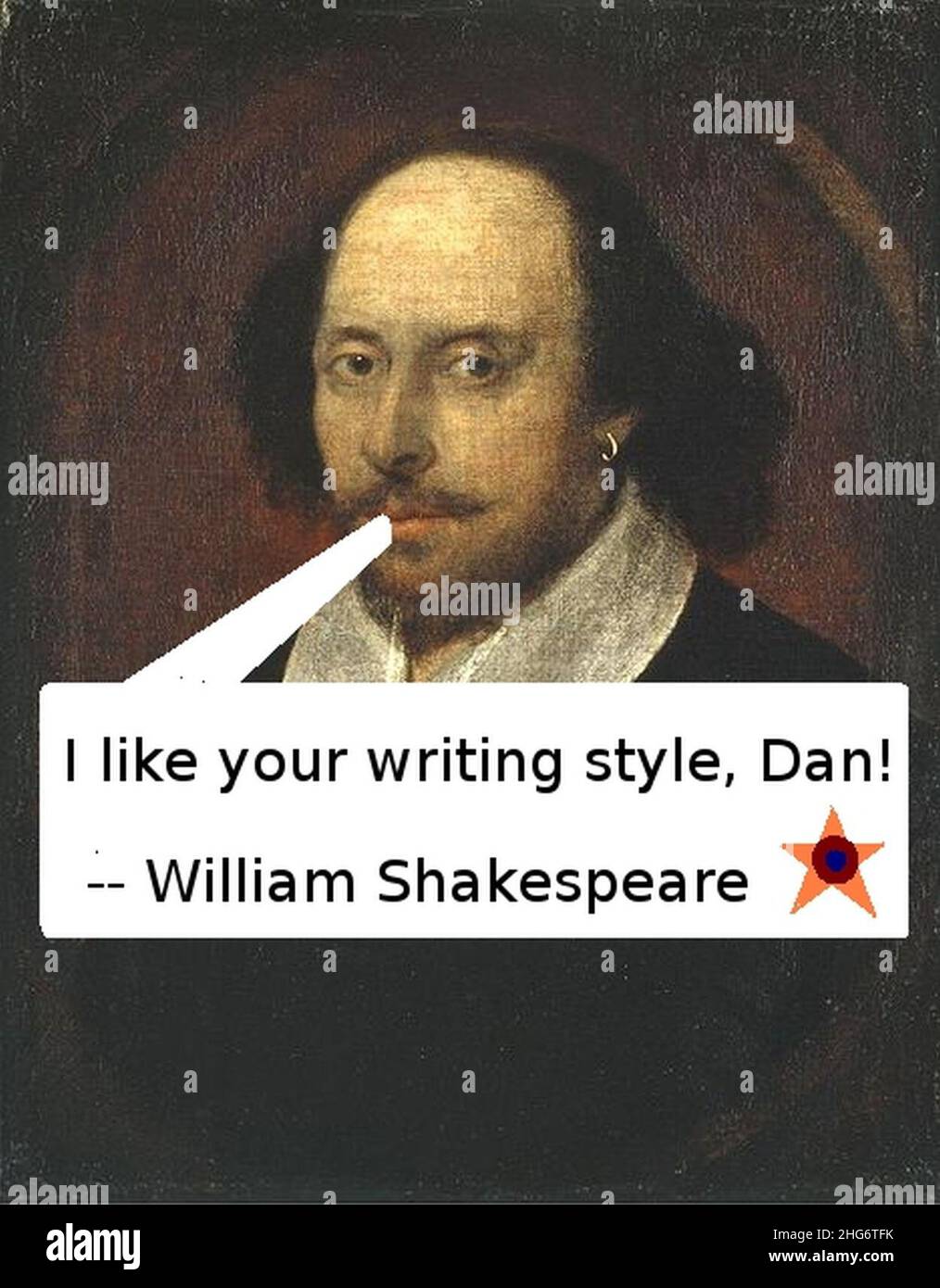 Shakespeare Revised With Text Stock Photo - Alamy