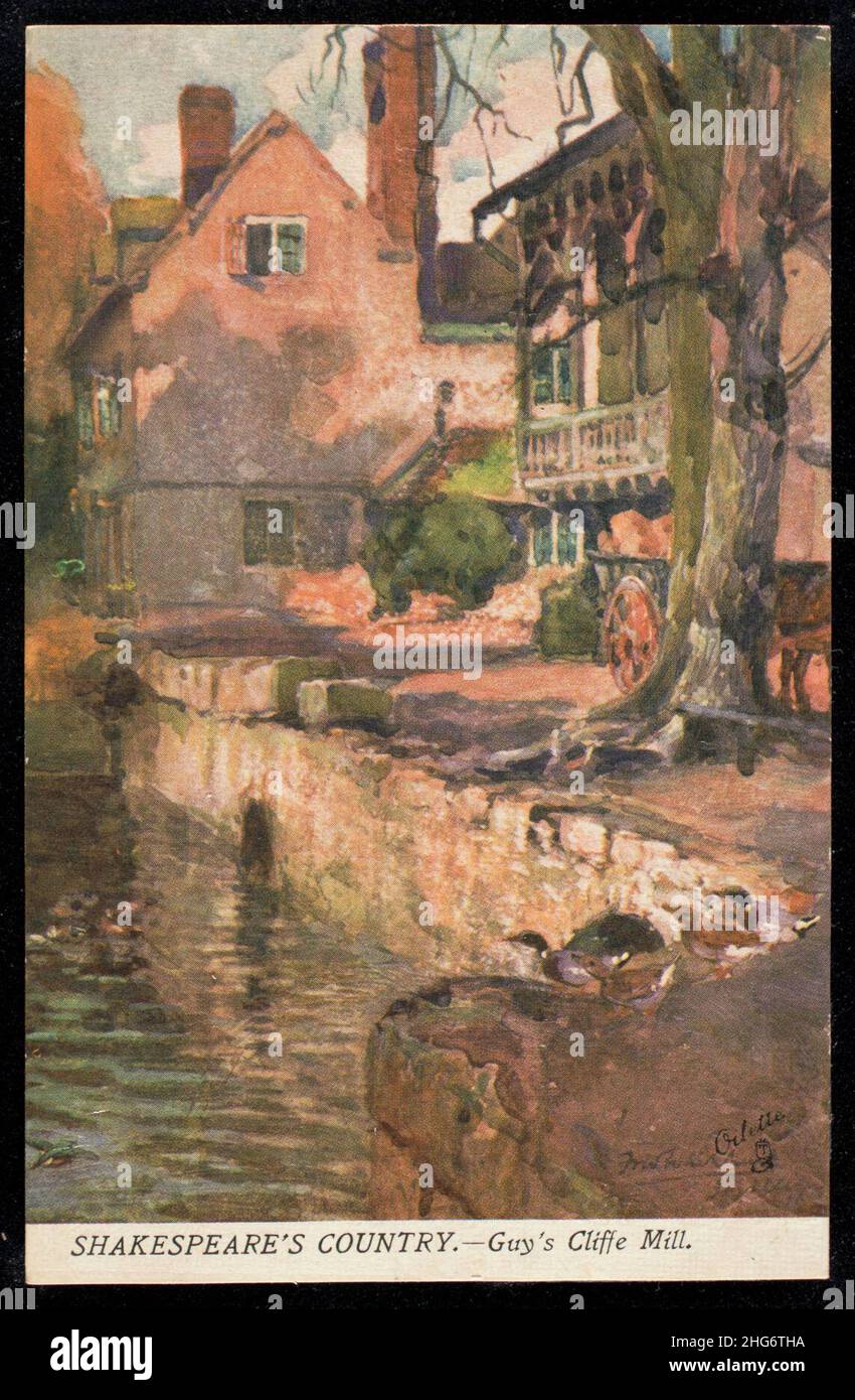 Shakespeare's Country. -Guy's Cliffe Mill Stock Photo - Alamy