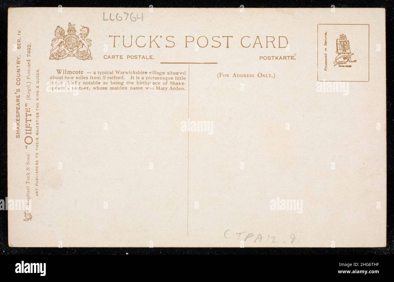 Shakespeare's Country. Mary Arden's Cottage Stock Photo - Alamy