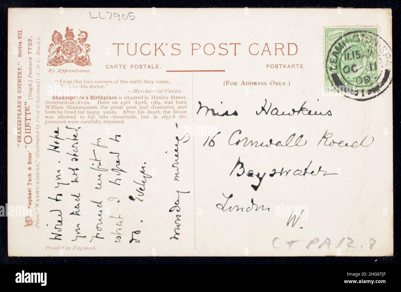 Shakespeare's Country. Shakespeare Birthplace Stock Photo - Alamy