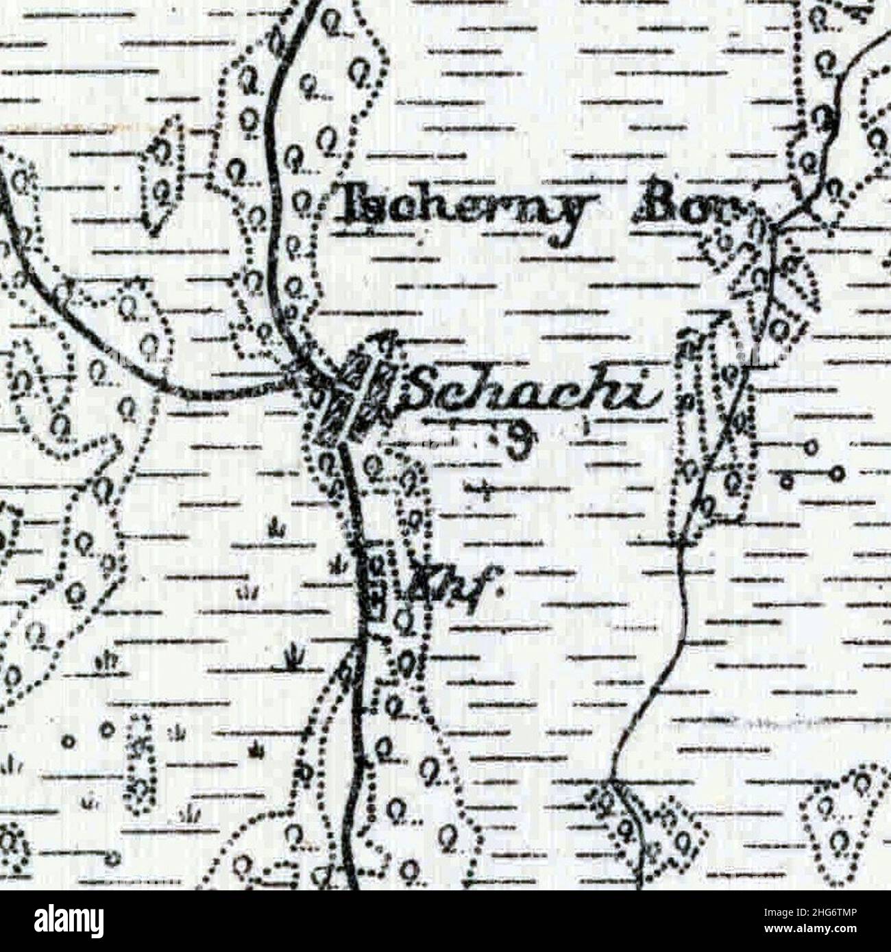 Shakhy, 1917, map Stock Photo - Alamy