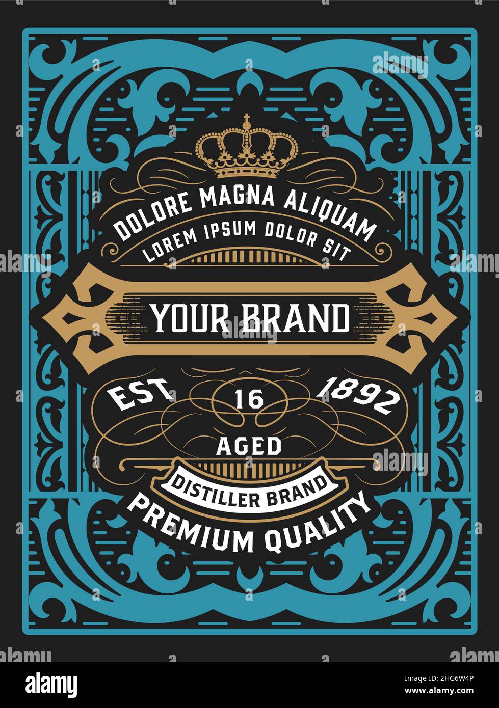 Western card with vintage style Stock Vector Image & Art - Alamy