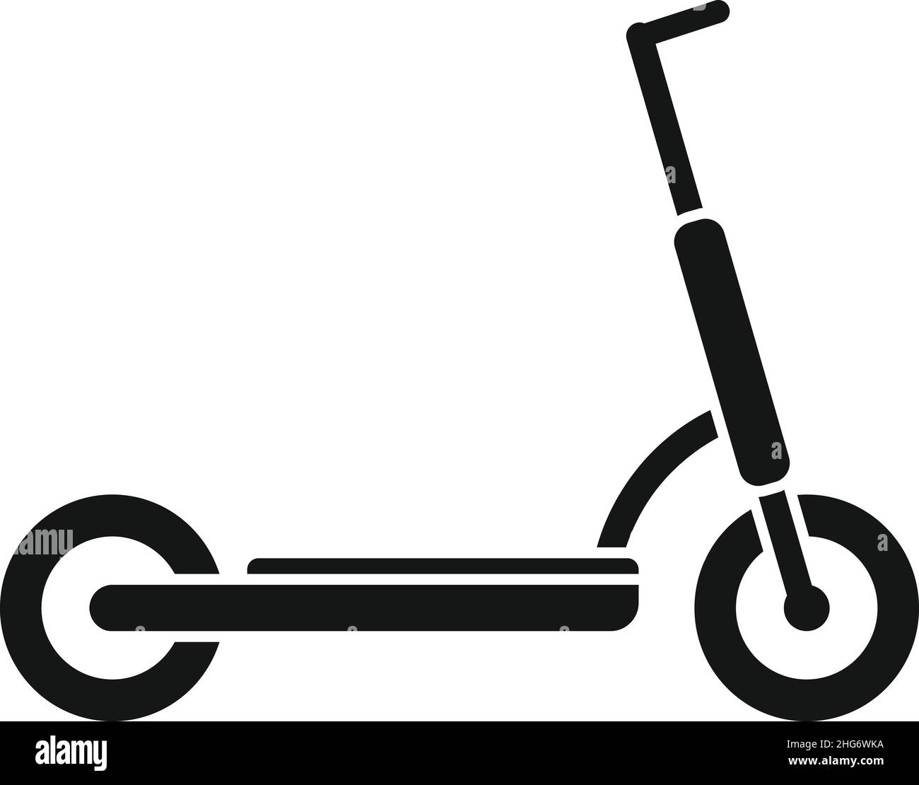 Electric scooter rider icon simple vector. Eco transport. Bike ...