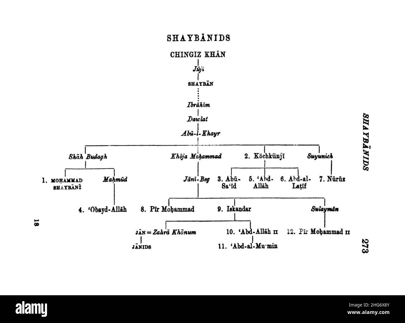 SHAYBANIDS 14218-The Mohammadan Dynasties Chronological And ...