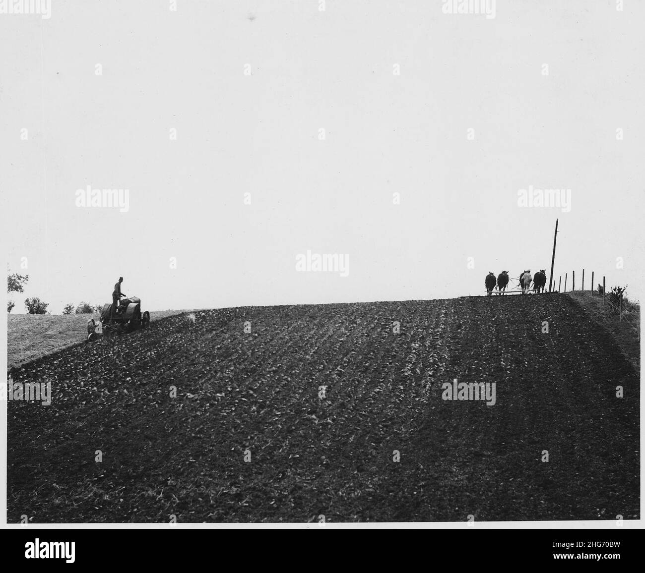 Shelby County, Iowa.... Detailed description, Shows Spring plowing ...