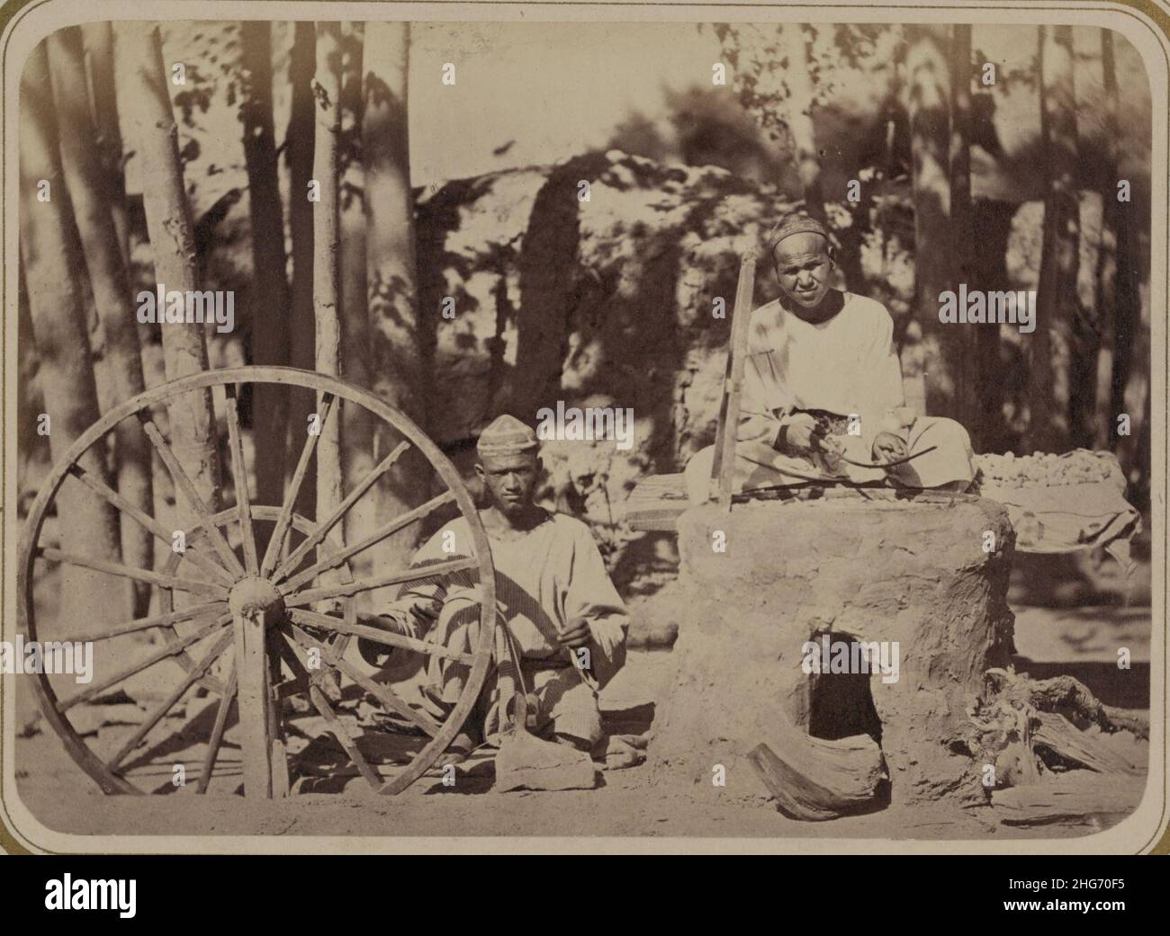 Shelkovoe proizvodstvo. Stanok charkh batcha (dashi (sic.) piliakiashi ...