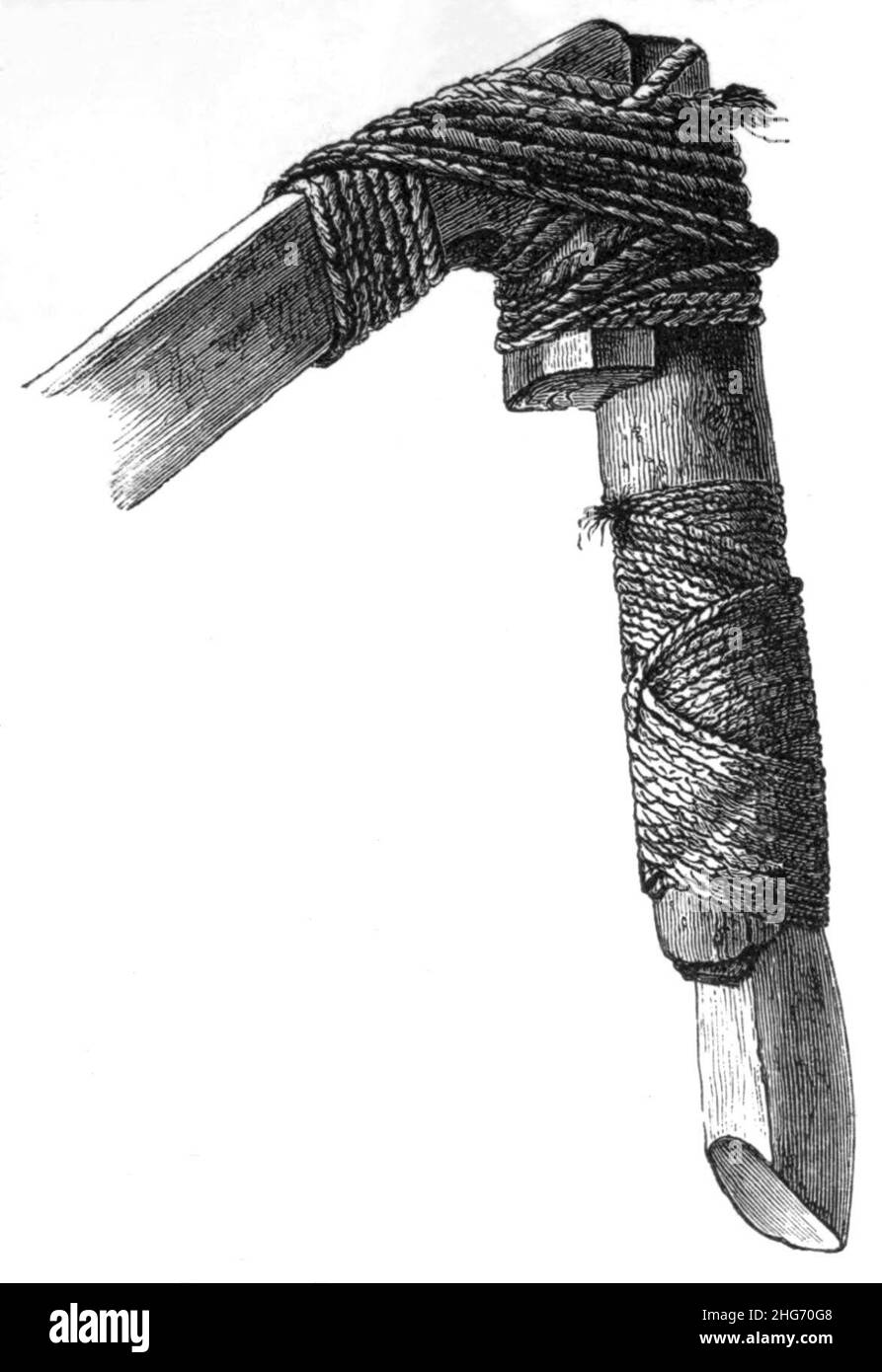 Shell Adze Santa Cruz Stock Photo - Alamy