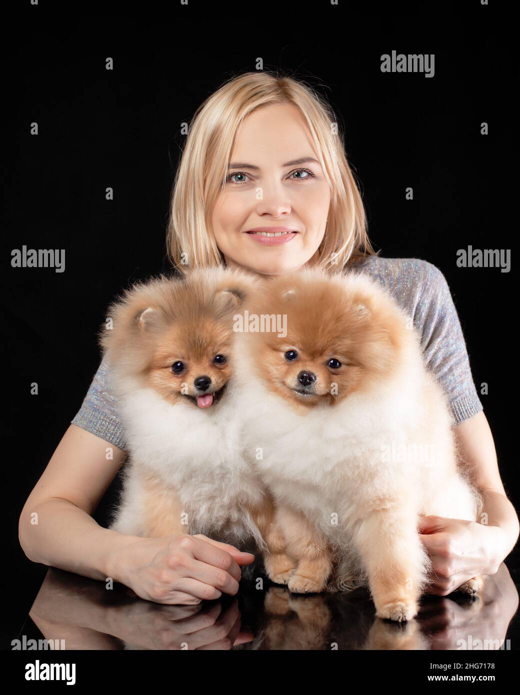 White Pomeranian Puppies Female