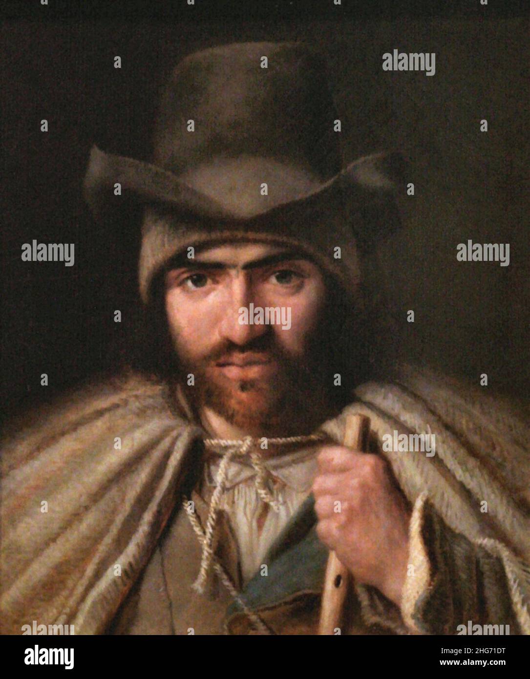 Shepherd's head 2 (unknown date) - Guillaume Bodinier Stock Photo - Alamy