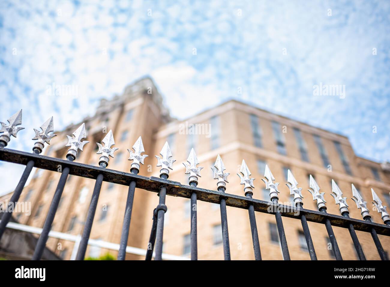 Hot Springs, USA historical resort building old Army and Navy Hospital ...