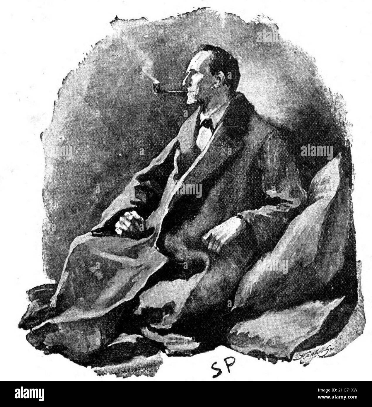 Sherlock Holmes - The Man with the Twisted Lip Stock Photo - Alamy