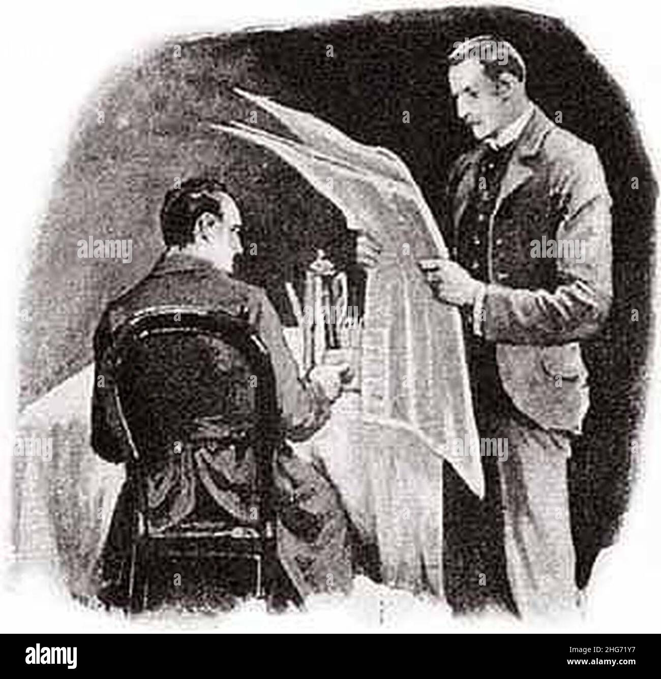 Sherlock Holmes in The Five Orange Pips Stock Photo - Alamy