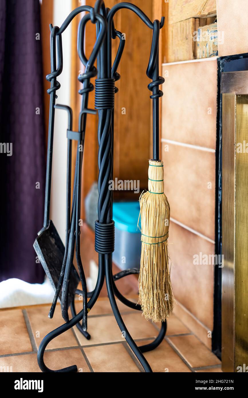 Fire broom hi-res stock photography and images - Alamy
