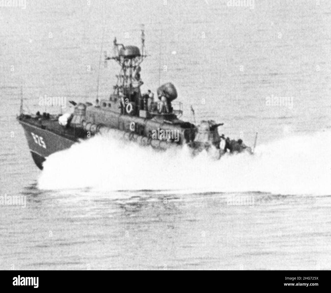 Shershen class torpedo boat underway 1971 Stock Photo - Alamy
