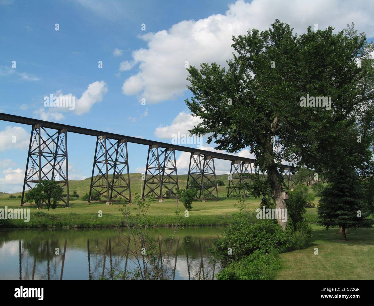 Sheyenne River Valley Scenic Byway - Highline Bridge from Chautauqua ...