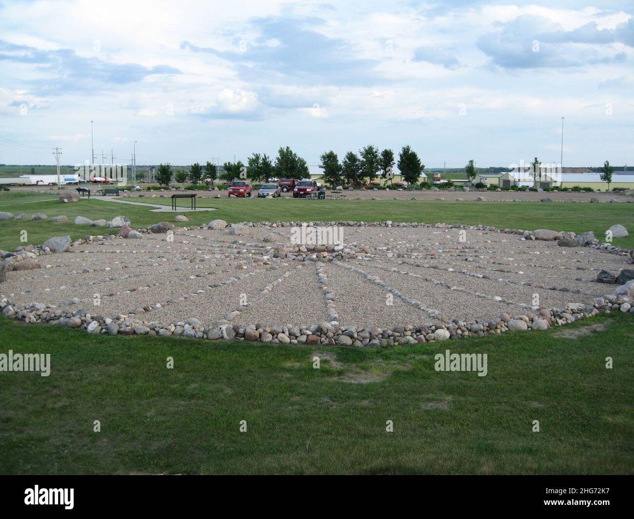 Sheyenne River Valley Scenic Byway - Medicine Wheel at Valley City ...