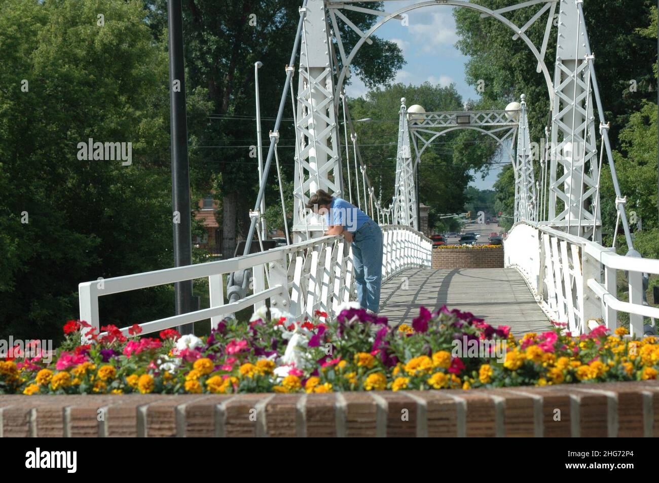 Sheyenne River Valley Scenic Byway - Watching the River Stock Photo - Alamy
