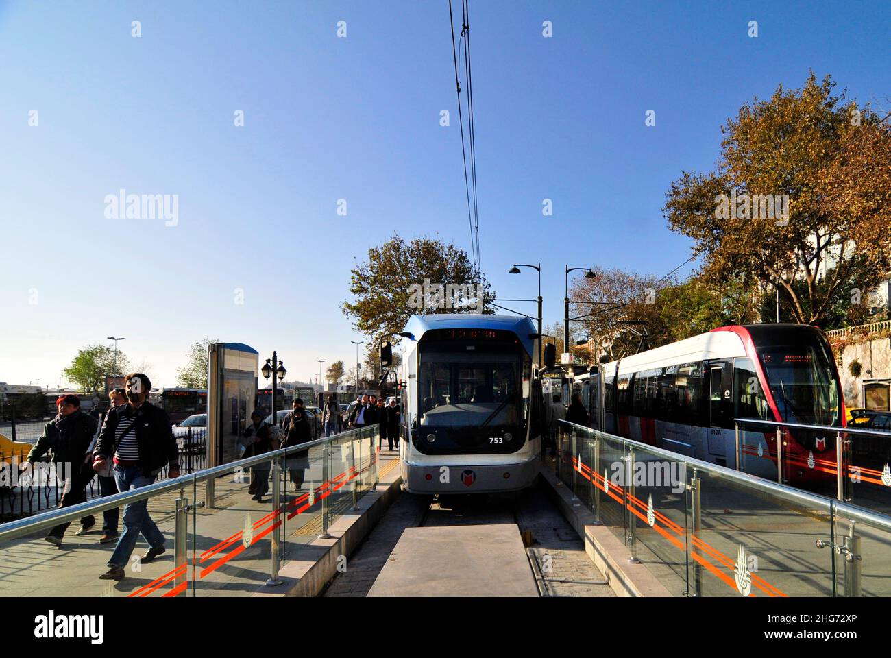 Tram station istanbul hi-res stock photography and images - Alamy
