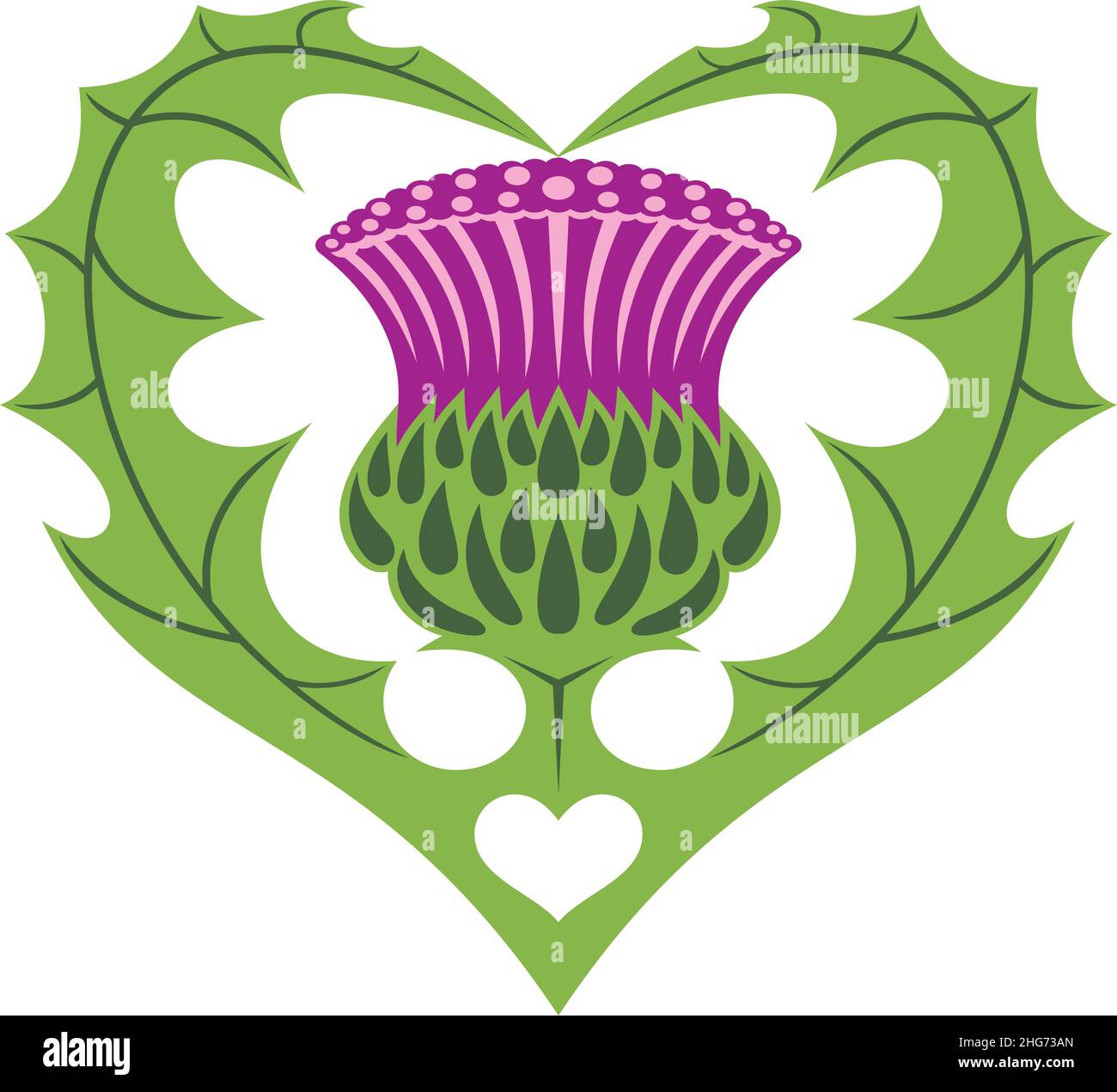 Scottish vintage print Stock Vector Images - Alamy