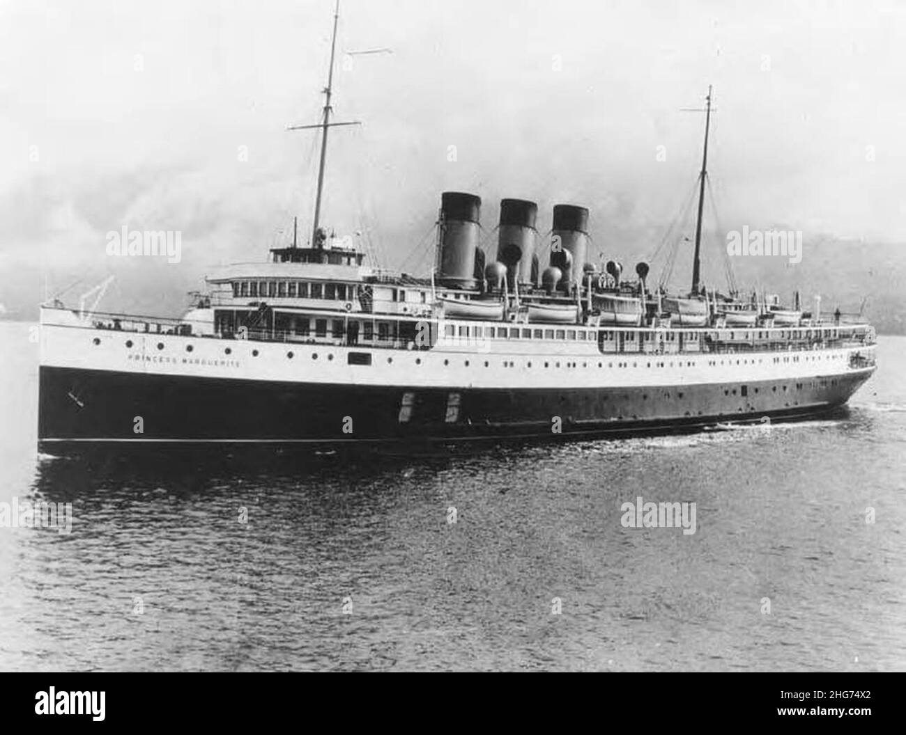 Ship PRINCESS MARGUERITE, circa 1925 (TRANSPORT 1444 Stock Photo - Alamy