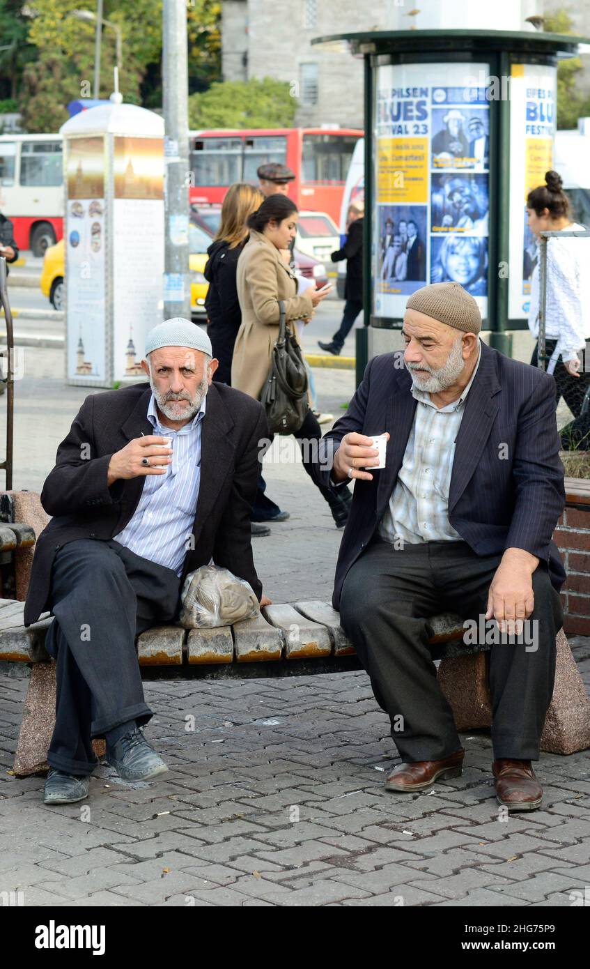 Smiling turkish men hi-res stock photography and images - Alamy