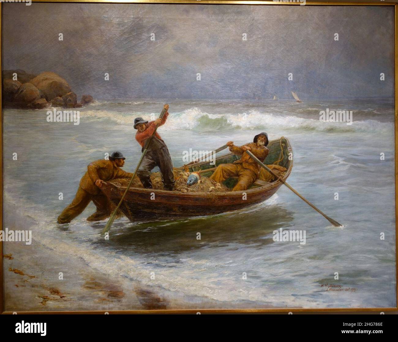 Shoving hi-res stock photography and images - Alamy